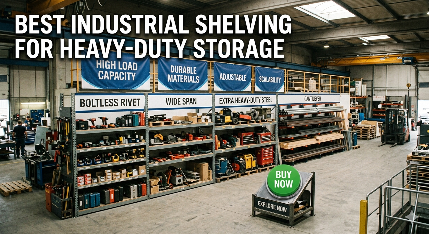 Best Industrial Shelving for Heavy-Duty Storage – Buy Rack
