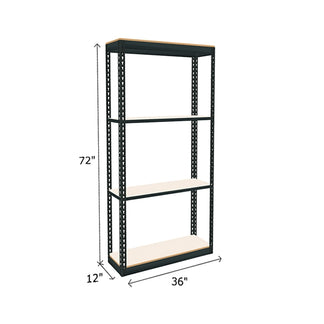 Boltless Shelving: 450 lb. Capacity Per Particle Board Shelf | BuyRack ...