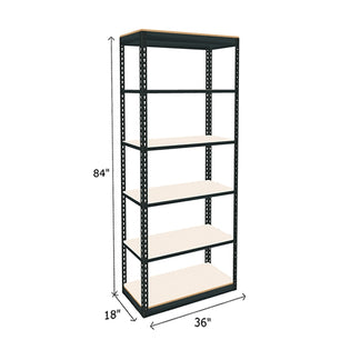 Boltless Shelving: 450 lb. Capacity Per Particle Board Shelf | BuyRack ...